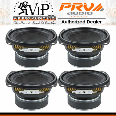4x PRV 4MR60-4 4" Midrange Woofer Speaker Full Range Vocal | Reverb