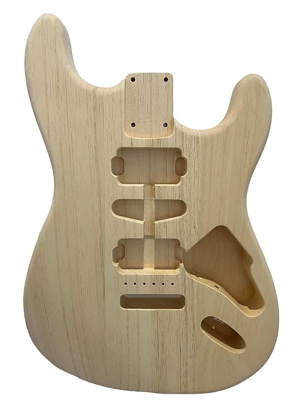 Strat / Stratocaster Guitar Body - Super Light Korina | Reverb UK