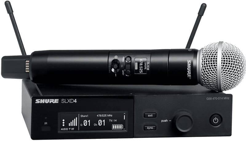 Shure SLXD24/SM58 Wireless Handheld System - H55 | Reverb