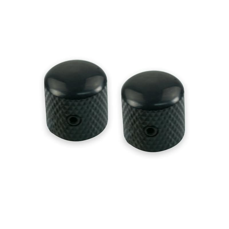 WD Black Dome Knob Set Of 2 With 1/4 in. Internal Diameter | Reverb