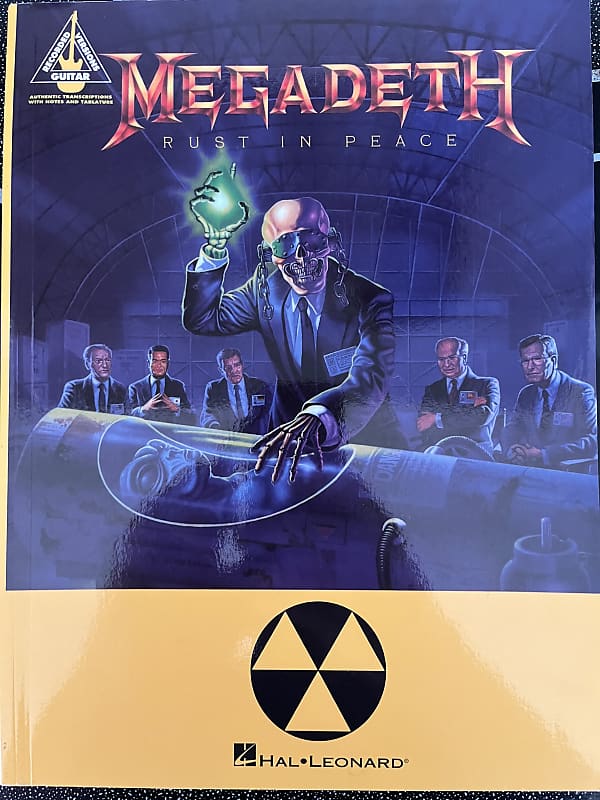 Megadeth - Rust in Peace - Guitar Tab / Tablature Book | Reverb