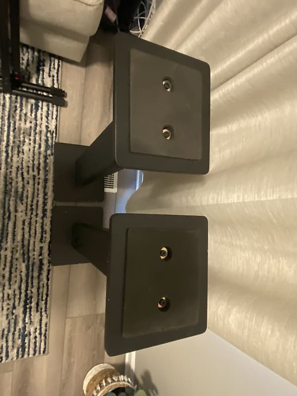 DR Pro SMS36BK Wood Studio Monitor Stand, 36" - Pair Black | Reverb