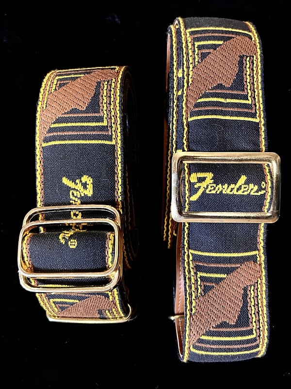 Fender Matching Strap and Belt Super Rare Case Candy 1960’s | Reverb