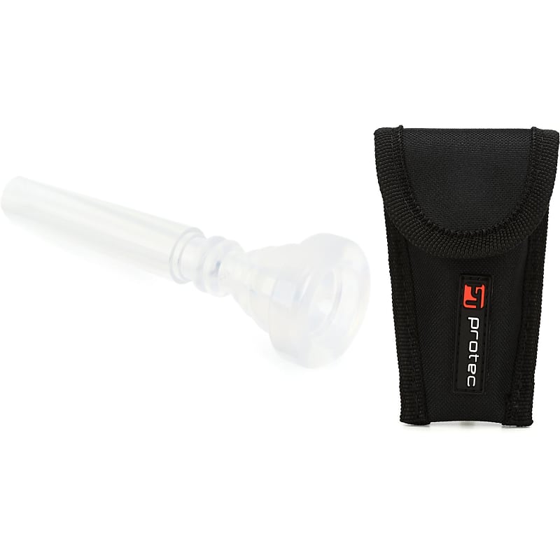 Faxx Clear Plastic Trumpet Mouthpiece with Pouch - 7C | Reverb