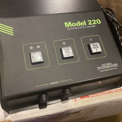 Studio technologies Model 220 Announcer console | Reverb
