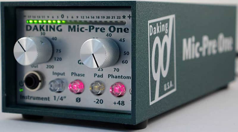 Daking MIC-PRE-ONE Mic Preamp, Class A Fully Discrete, Jensen | Reverb