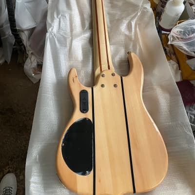 Custom 6 String Electric Bass Guitar Body, Neck Through Body, | Reverb