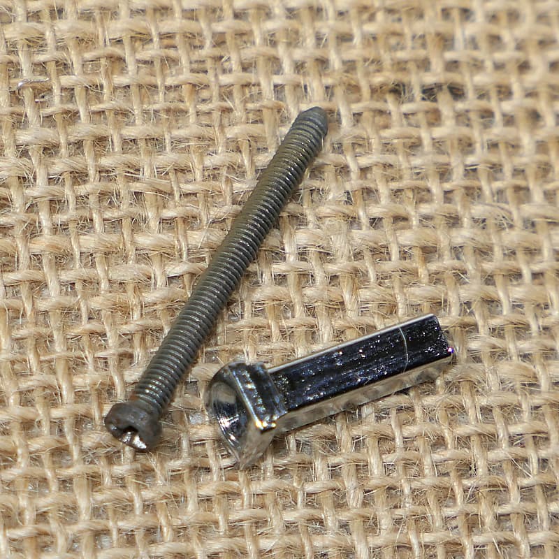 Saddle Pin Screw Chrome, Genuine 1984 Ibanez Roadstar II | Reverb