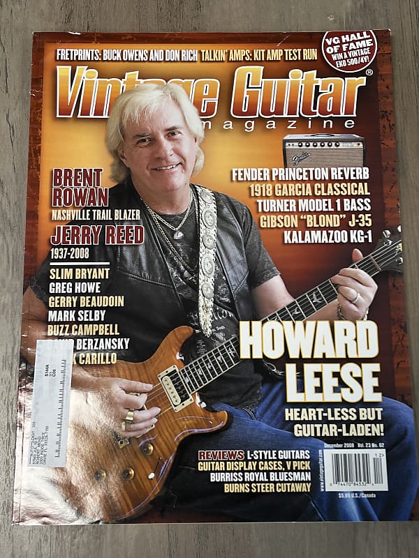 Vintage guitar magazine Brent, Rohan, Jerry Reed Howard lease | Reverb