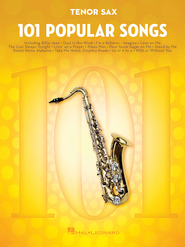 101 Popular Songs - Tenor Saxophone | Reverb