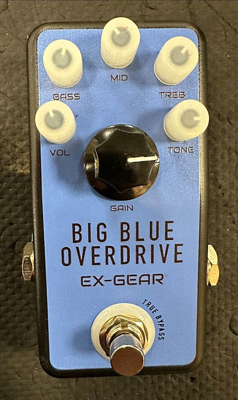 EX-GEAR BIG BLUE OVERDRIVE Overdrive Guitar Effects Pedal | Reverb
