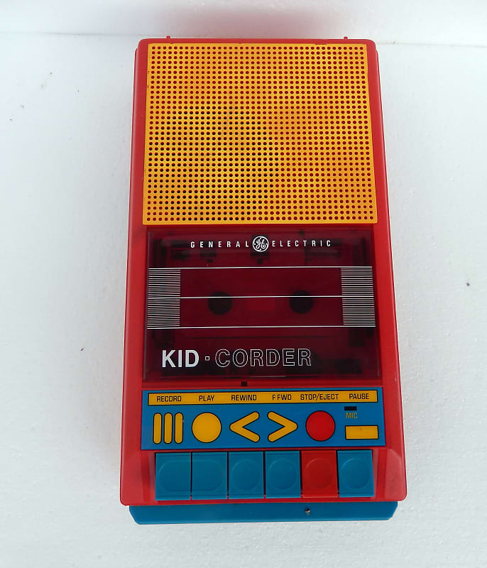 RARE Retro Kid Corder General Electric 3-5017A Red | Reverb UK