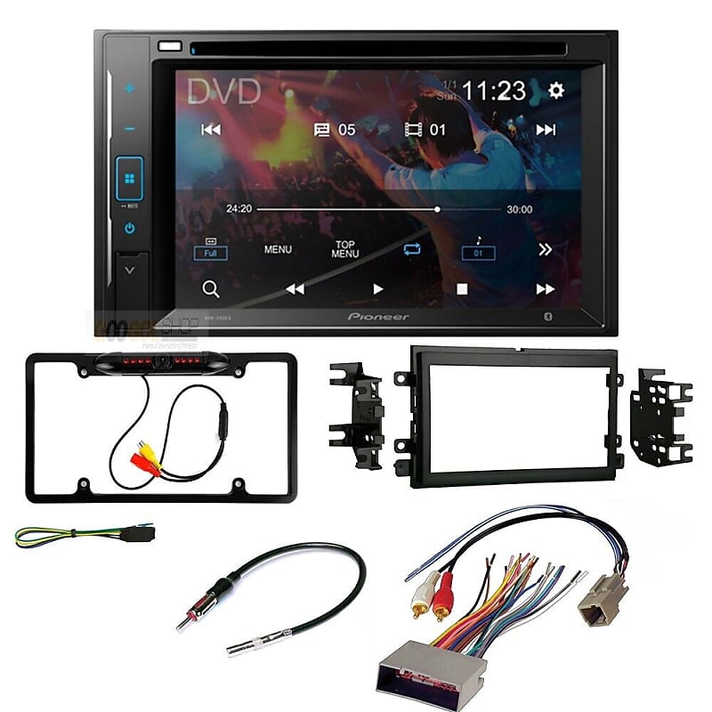 Pioneer AVH-241EX Double DIN DVD Camera Dash install Kit for | Reverb