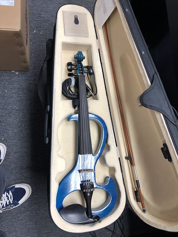 Electric Violin 4/4 - Blue | Reverb