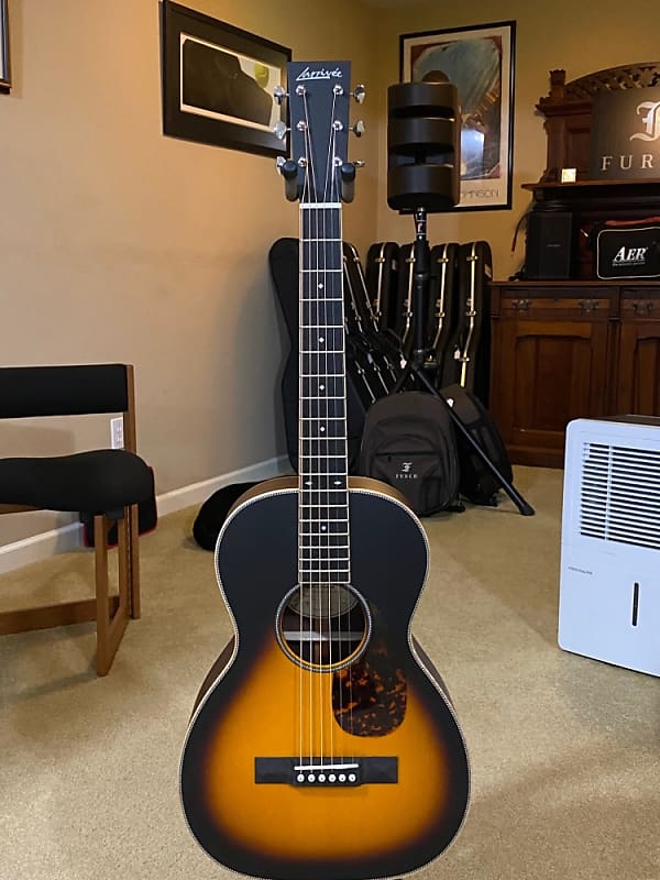 Larrivee 0-40-R Single 0 with Sunburst Moon Spruce Top # | Reverb