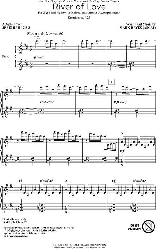 River of Love - Gary Bonner Choral Series | Reverb