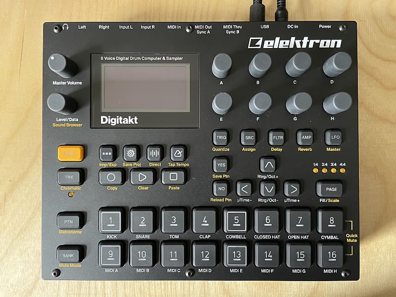 Elektron Digitakt Eight-Voice Digital Drum Computer/Sampler | Reverb