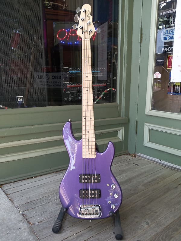 G&L L2500 5 String Bass 2001 Purple Sparkle | Reverb