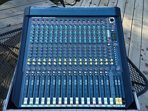 ALLEN & HEATH MIX WIZARD WZ3 16:2 WITH FITTED ROAD CASE | Reverb