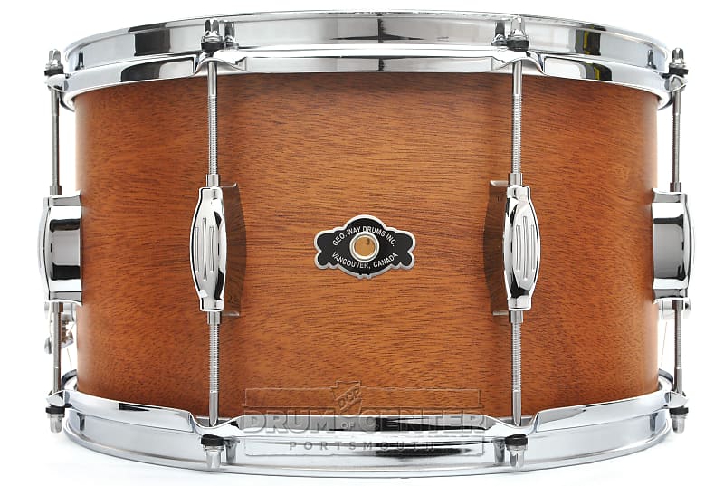 George Way Tradition Mahogany Snare Drum 14x8 Matte Natural | Reverb
