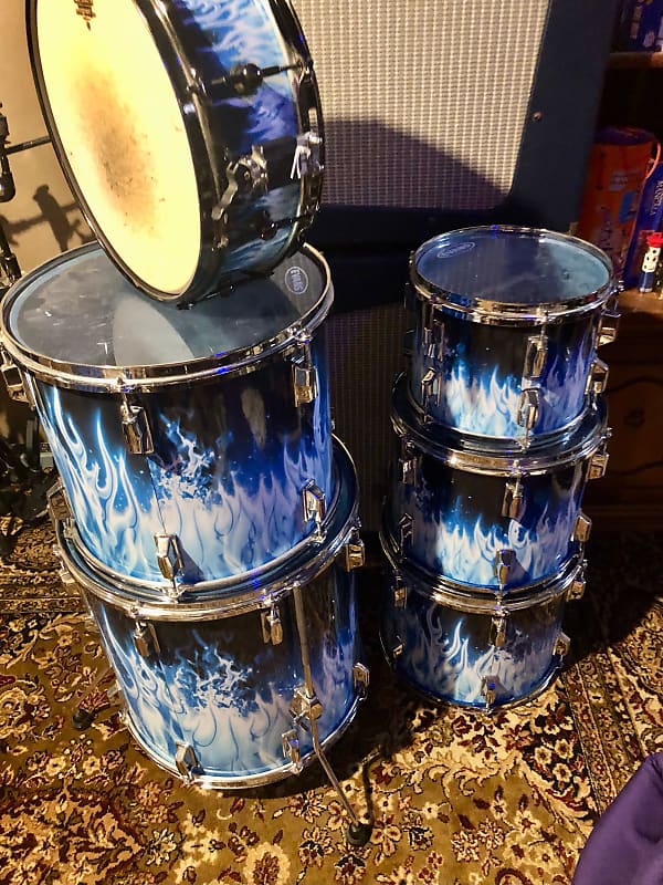 Pearl Export Custom drum set kit | Reverb