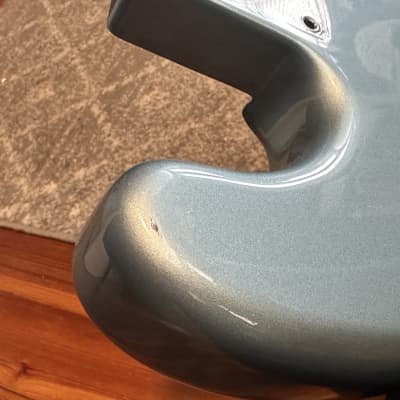 Warmoth Precision Bass Body - Ice Blue Metallic | Reverb