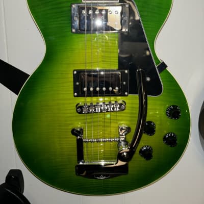 Firefly FFLP Les Paul Matte black with red binding | Reverb