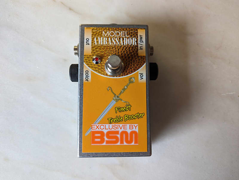 BSM Ambassador Treble Booster (modified) | Reverb