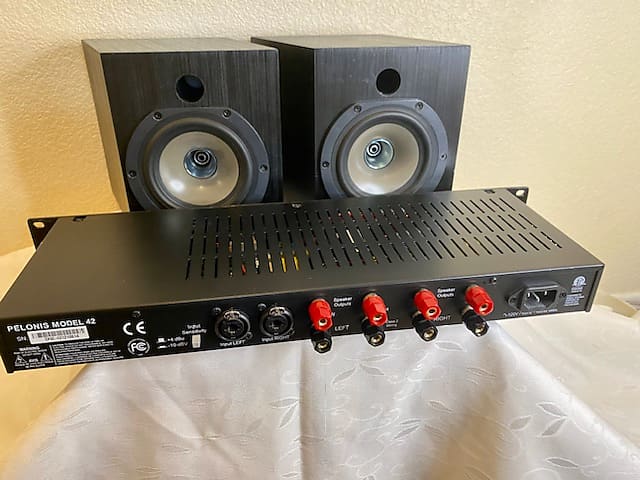 Chris Pelonis Model 42 Monitors (Pair w/Amplifier) | Reverb