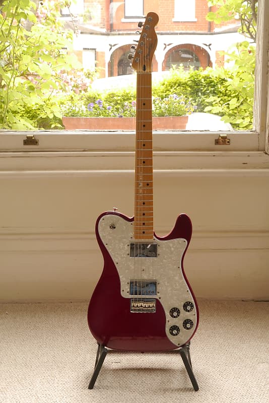 Fender Mexican Telecaster Deluxe 2010 - Cherry Red | Reverb