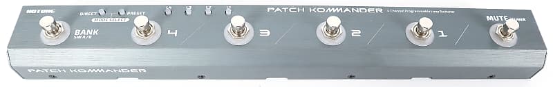 Hotone Patch Kommander Programmable Loop Switcher Guitar Bass | Reverb