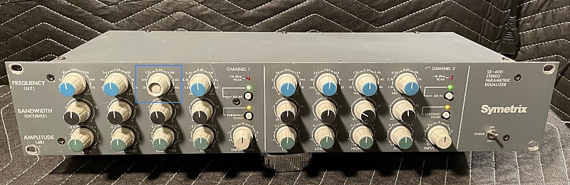 Symetrix SE 400 Stereo Parametric EQ 80s - Gray | Reverb