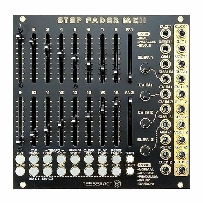 Tesseract Modular Step Fader MKII Dual Sequencer Module | Reverb