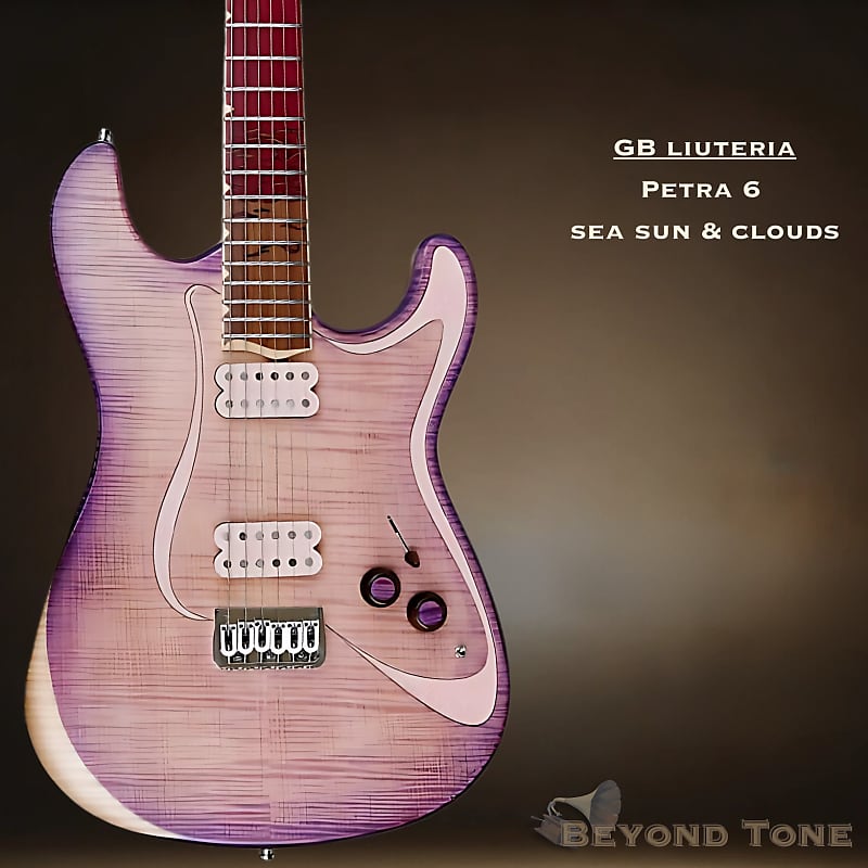 GB Liuteria Petra - Sun & Clouds edition - Electric guitar | Reverb UK