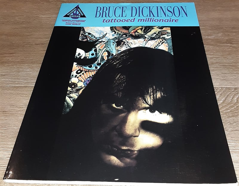 BRUCE DICKINSON - TATTOOED MILLIONAIRE - GUITAR TAB BOOK - | Reverb