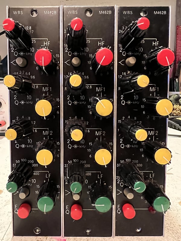3X Ward Beck M462b 4 band parametric analog equalizer | Reverb