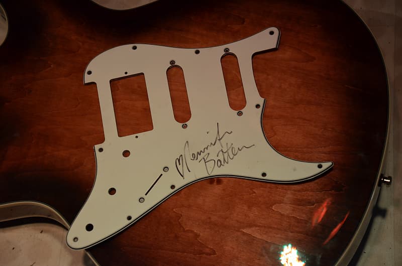 Fender Stratocaster Scratchplate signed by Jennifer | Reverb