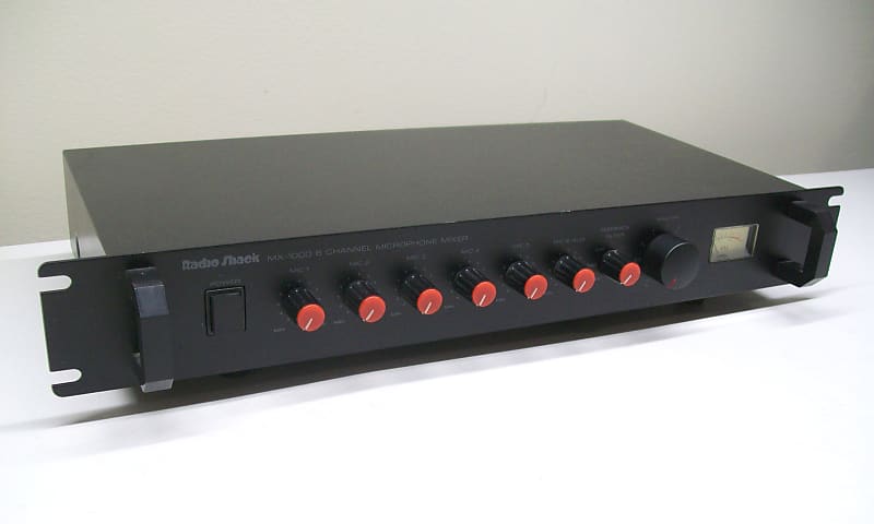 Radio Shack Tandy MX-1000 6-Channel Rack Mount Microphone | Reverb