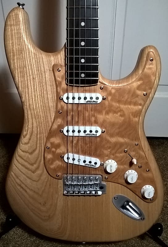 RWG Raven West Guitars Custom Stratocaster--Mint/NOS; Natural | Reverb