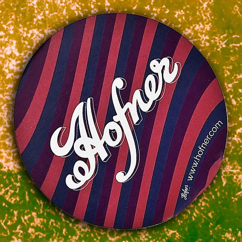 HOFNER GUITARS BASSES STICKER INSANELY RARE LIMITED EDITION | Reverb