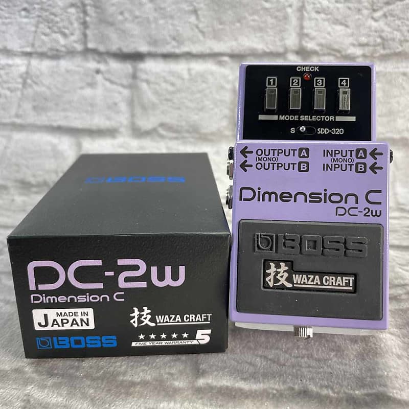 Used: Boss DC-2w Waza Craft Dimension C Effects Pedal | Reverb