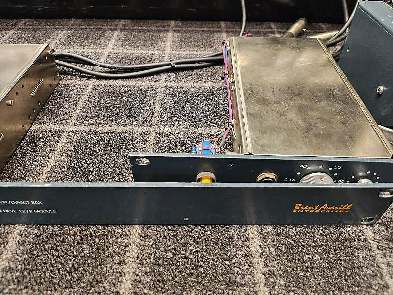 70s Neve 1272 + Brent Averill 1272 mic preamps racked dual | Reverb