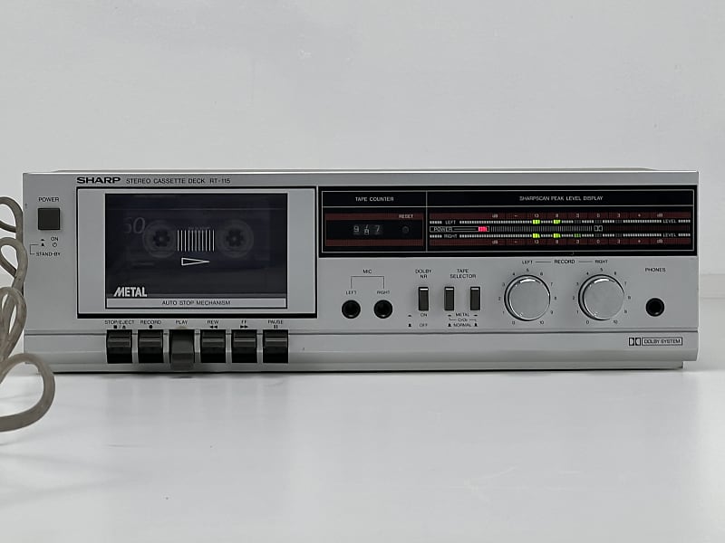 Sharp RT-115 - Cassette Deck | Reverb