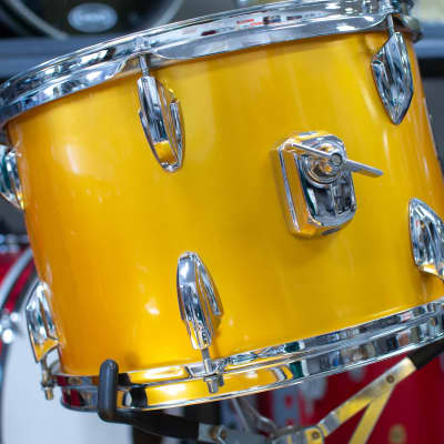 1970s Premier Polychromatic Gold Drum Kit | Reverb