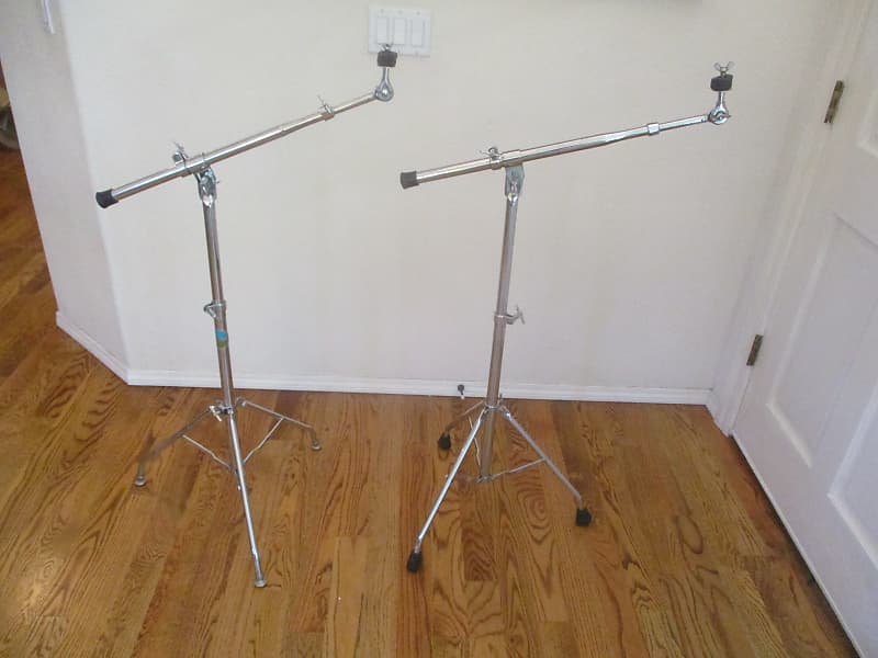 Ludwig (2) Vintage Ludwig Atlas Telescoping Boom Cymbal | Reverb