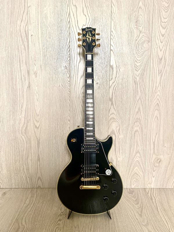 Burny Custom rlc-60 1988 - black | Reverb UK