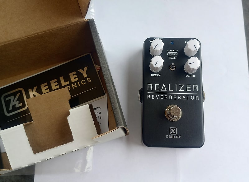 Keeley Realizer Reverberator matte black 2024 | Reverb