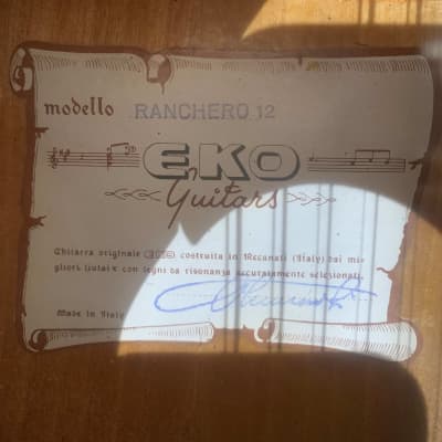 Eko Ranchero 12 Vintage 1970's | Reverb