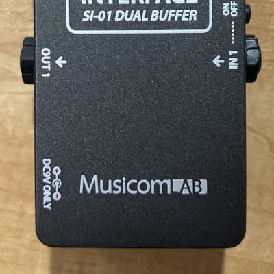 MusicomLab System Interface s1-01 Dual Buffer - black | Reverb