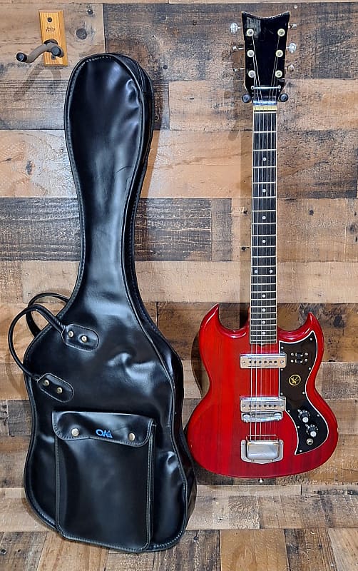 Kay K-2 SG Solid Body 1960's - Vintage Cherry - | Reverb